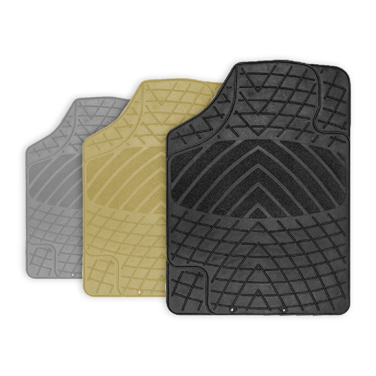 Universal Rubber Car Mat Black Premium High Quality Heavy Hot Sale ...