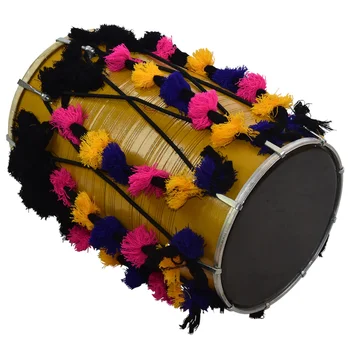 Mango Wood Traditional Dholak Masterpieces Handcrafted Wooden Dholki ...