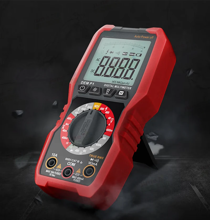 June Battery Electric Digital Multimeter Home Intelligent Fireproof ...