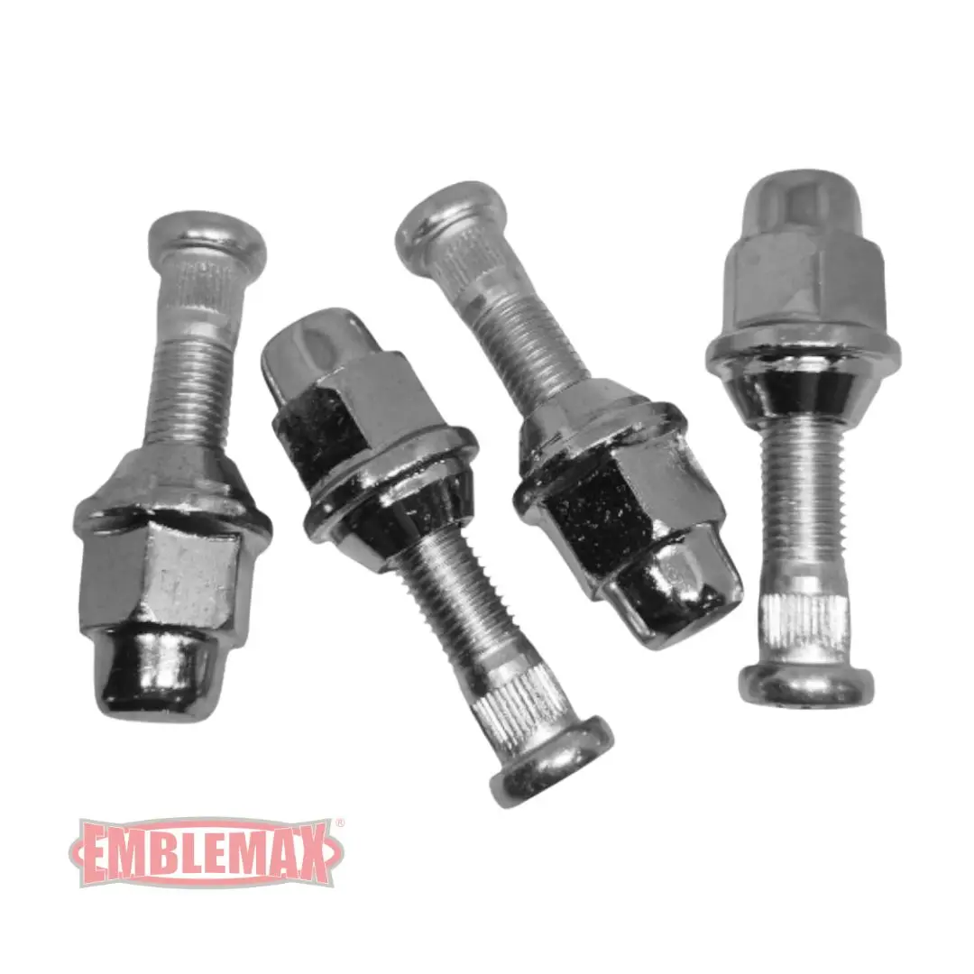 HILUX 4X4 / 4WD FRONT WHEEL STUD KIT WITH 2623 NUT (4 PCS) EMBLEMAX ...