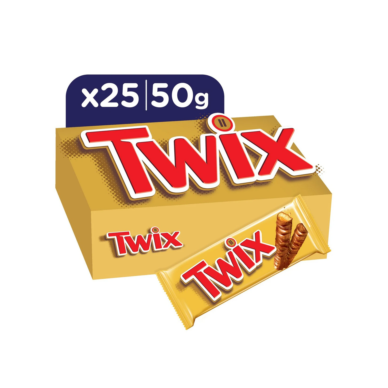 Twix Biscuit & Caramel Chocolate Bars 6 X 50g 1.76oz = 300grams - Buy ...