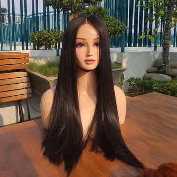 360 Lace Frontal Wig Vietnam Bone Straight Raw Hair Natural Color ...