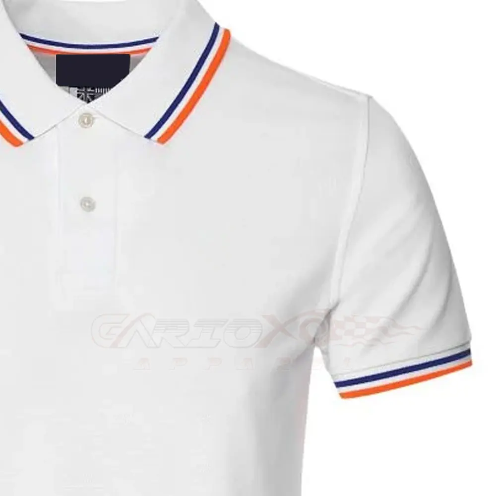 Cotton Two Tone Color Combination Polo Collar Men T-shirts Custom Size ...