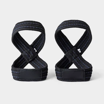 Bodybuilding Exercises Figure 8 Weight Lifting Straps Heavy Duty Gym ...