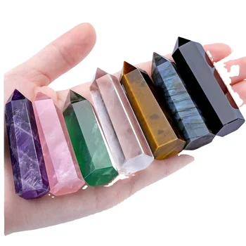 Healing Crystal Wands Point Tower Amethyst Rose Quartz Clear Quartz ...