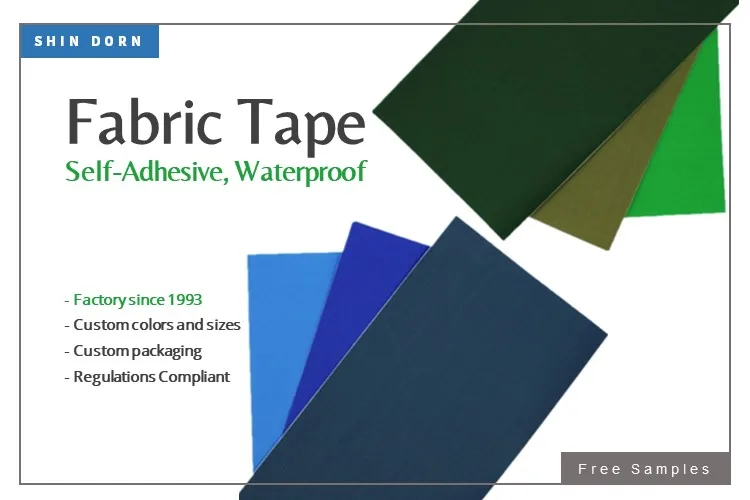 3 Inch Wide Black or Navy Blue Self Adhesive Blank Polyester Fabric ...