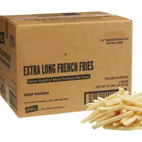 Wholesale Sweet Fresh Potato Frozen Pre Fried Potato French Fries For ...