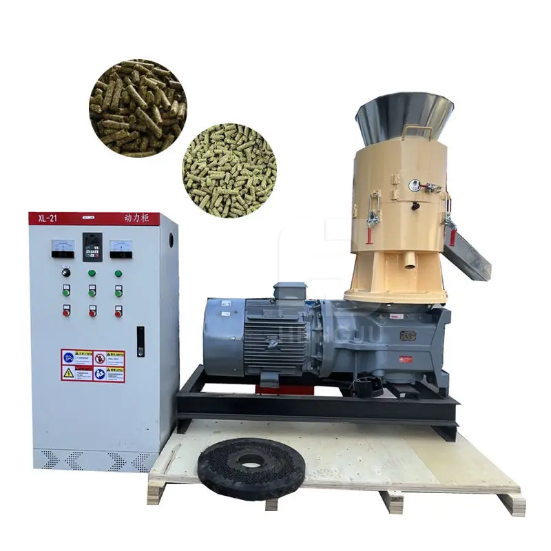 2024 Cheap Biomass Wood Pellet Machine Feed Pellet Making High Efficiency Animal Feed Pellet ...