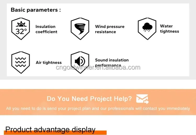Custom Modern Aluminium Windows with High Light Transmittance & Heat ...
