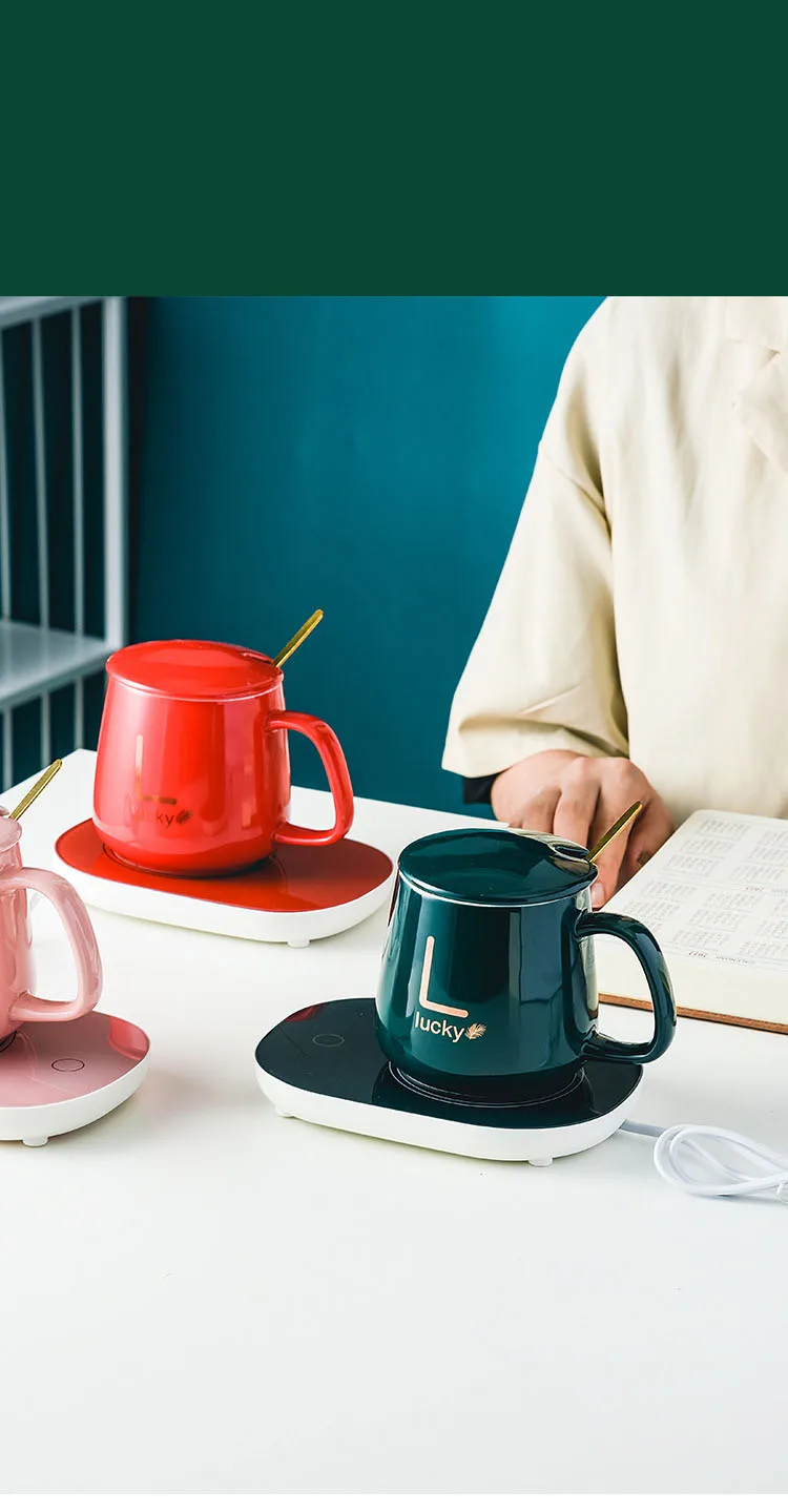 Unique Coffee Mug - Keep Warm Smart Cup with Wireless Charger