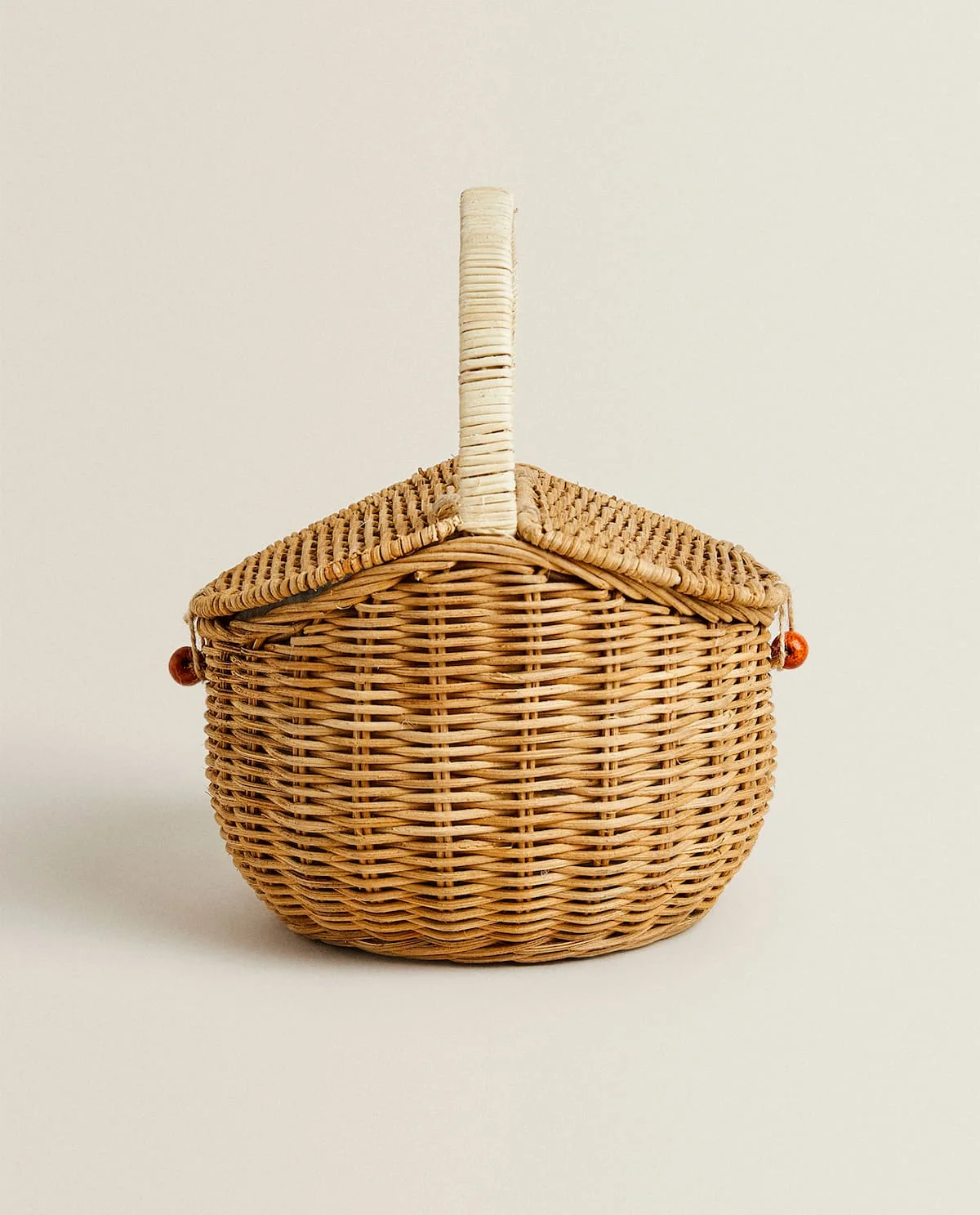 Kids Castle Play House Toys Rattan Storage Basket Bag Handmade ...
