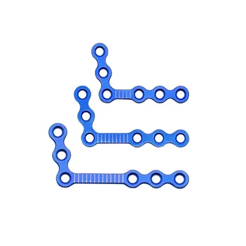 Orthopedic Surgical Implants 2.0mm L-plate With 6 Holes Thick 1.0mm ...