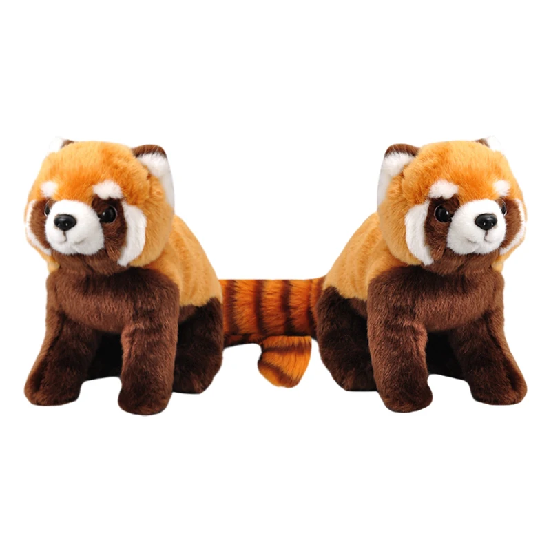 Cheap Stuffed Plush Red Panda Animal Toy Realistic Red Panda Animal ...