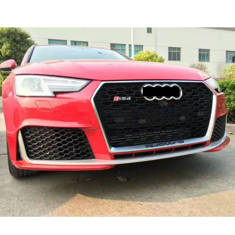 Rs4 Style Grill For Audi A4 S4 B9 Change To Rs4 Honeycomb Grill 2017 ...