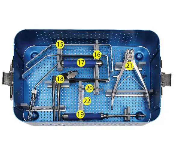 Anterior Cervical Fixation Instruments Set Stainless Steel Neurosurgery ...