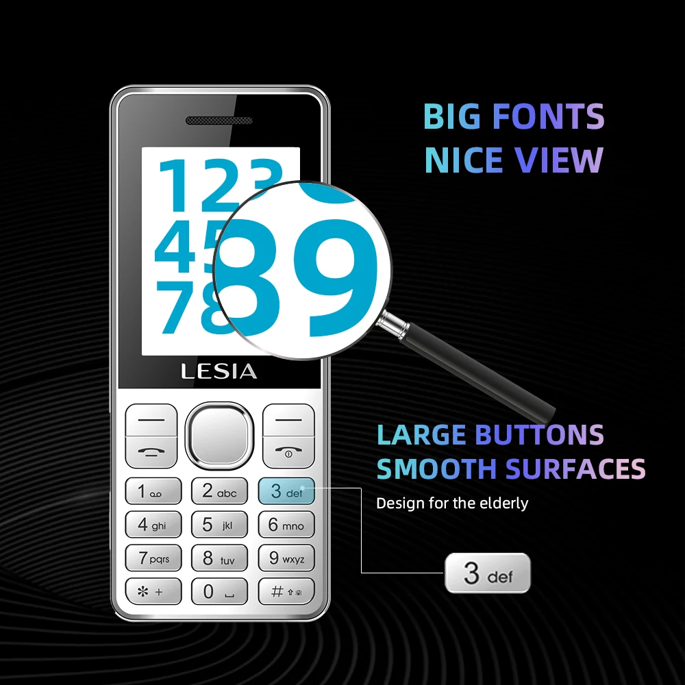 GSM Dual SIM Feature Rugged Keypad Bar Phone 2G 2.4 Inch QQVGA 0.08MP ...