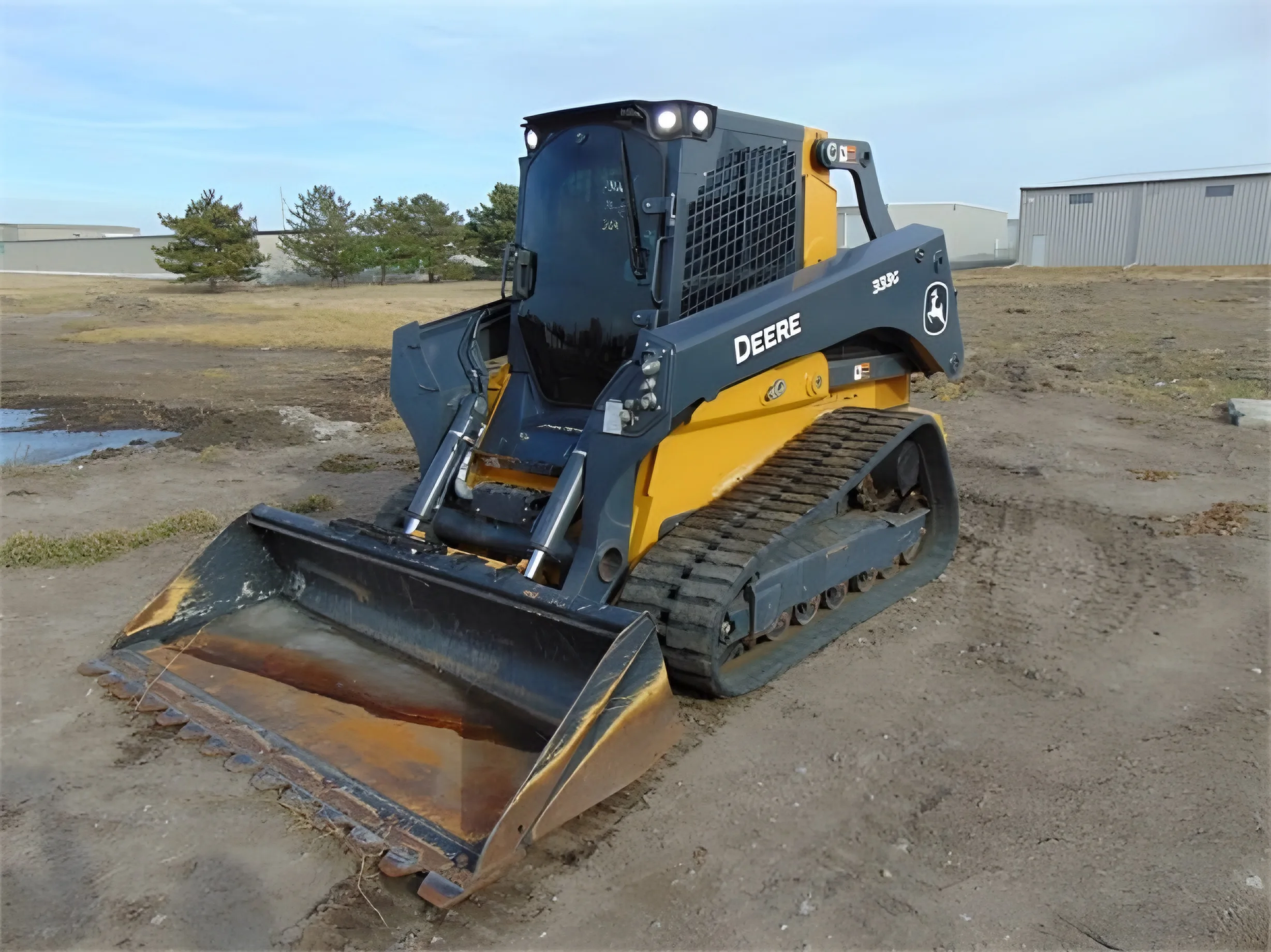 Front End Loader With Bucket 2020 Deere 333g Small Skid Steer Mini Skid ...