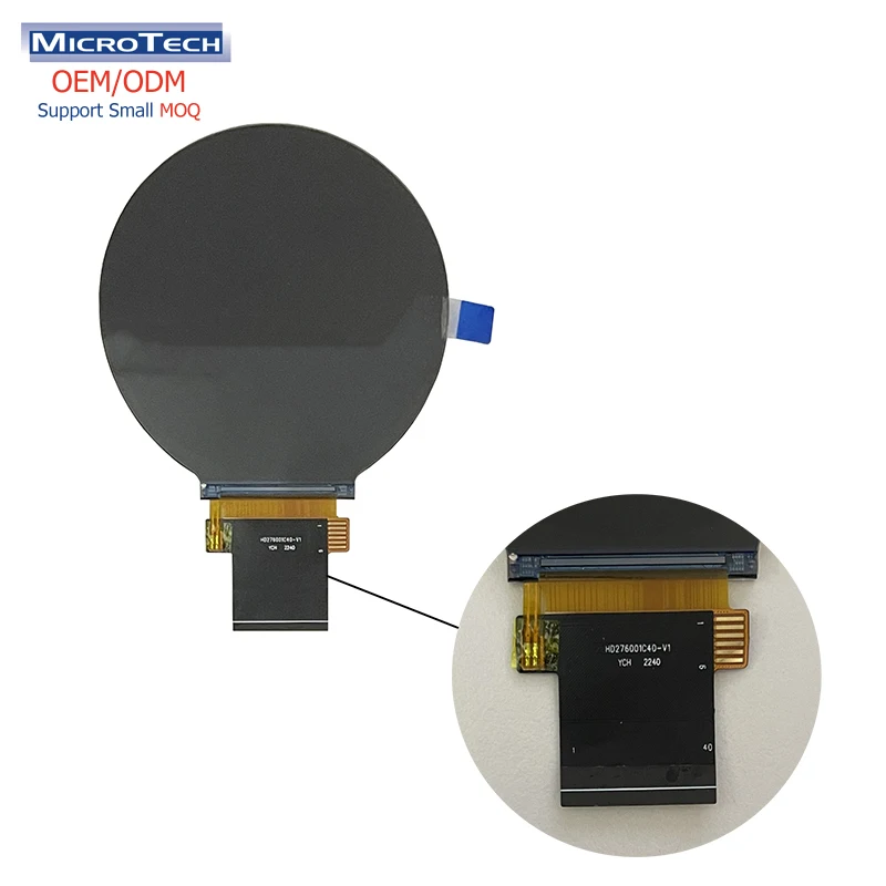 Microtech 2.8 Inch TFT LCD Module - Ideal for Smart Watches