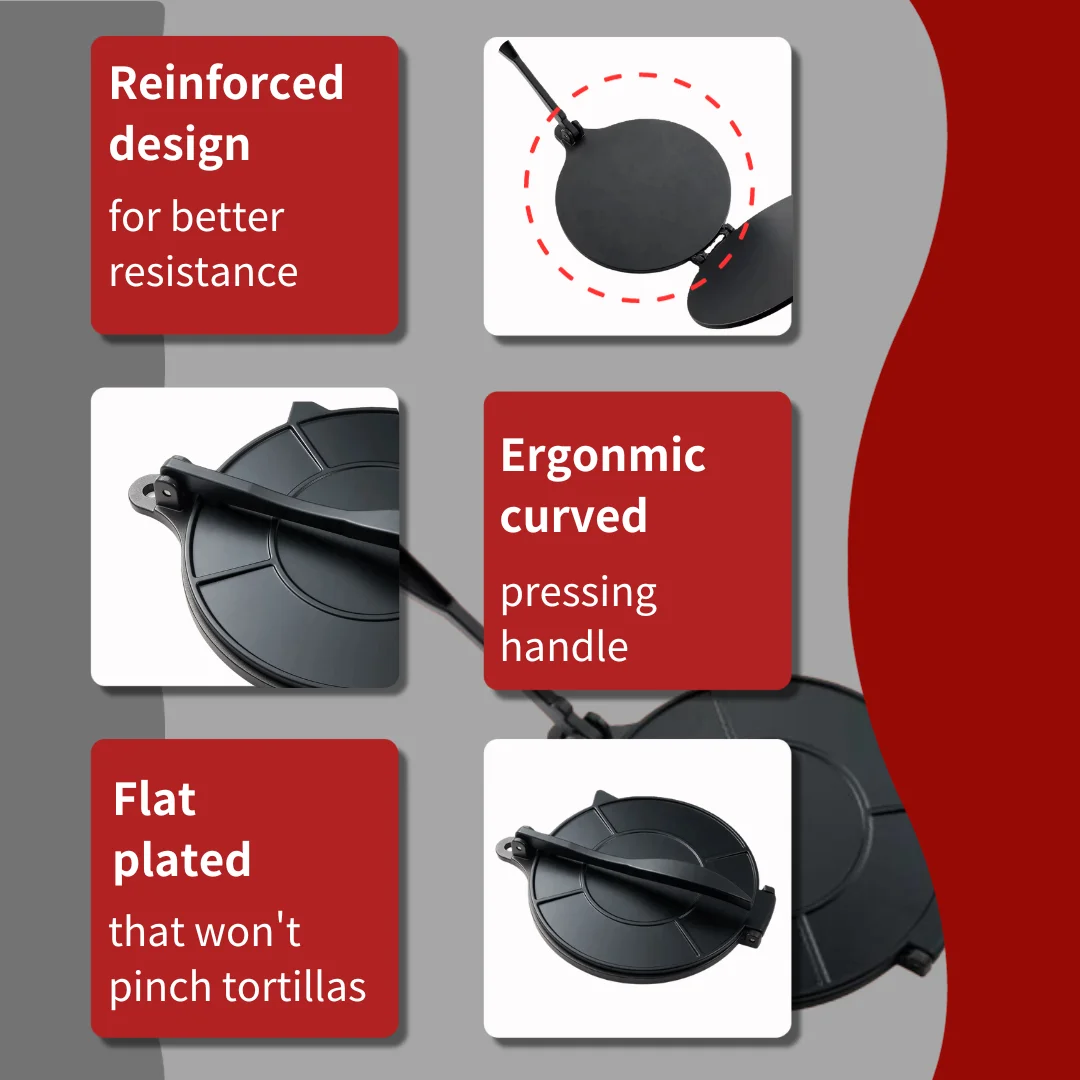 Kwang Hsieh 8 Inch Cast Aluminum Pani Puri Press Maker