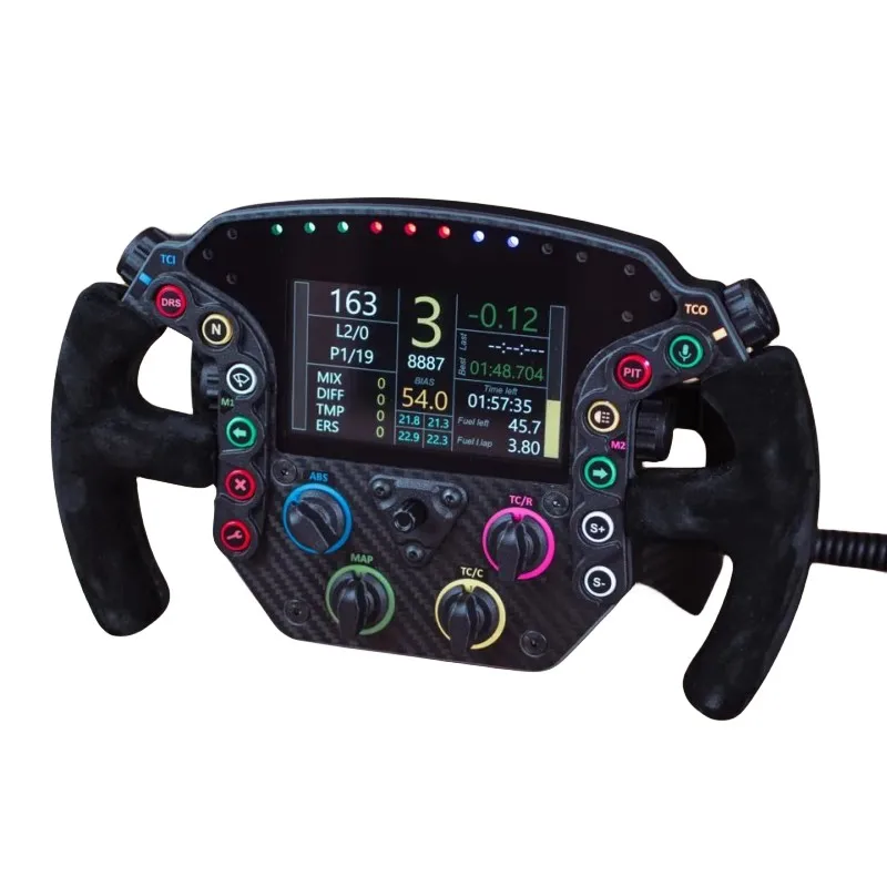 Custom Silicone Grips & Carbon Fiber Steering Wheel Plate
