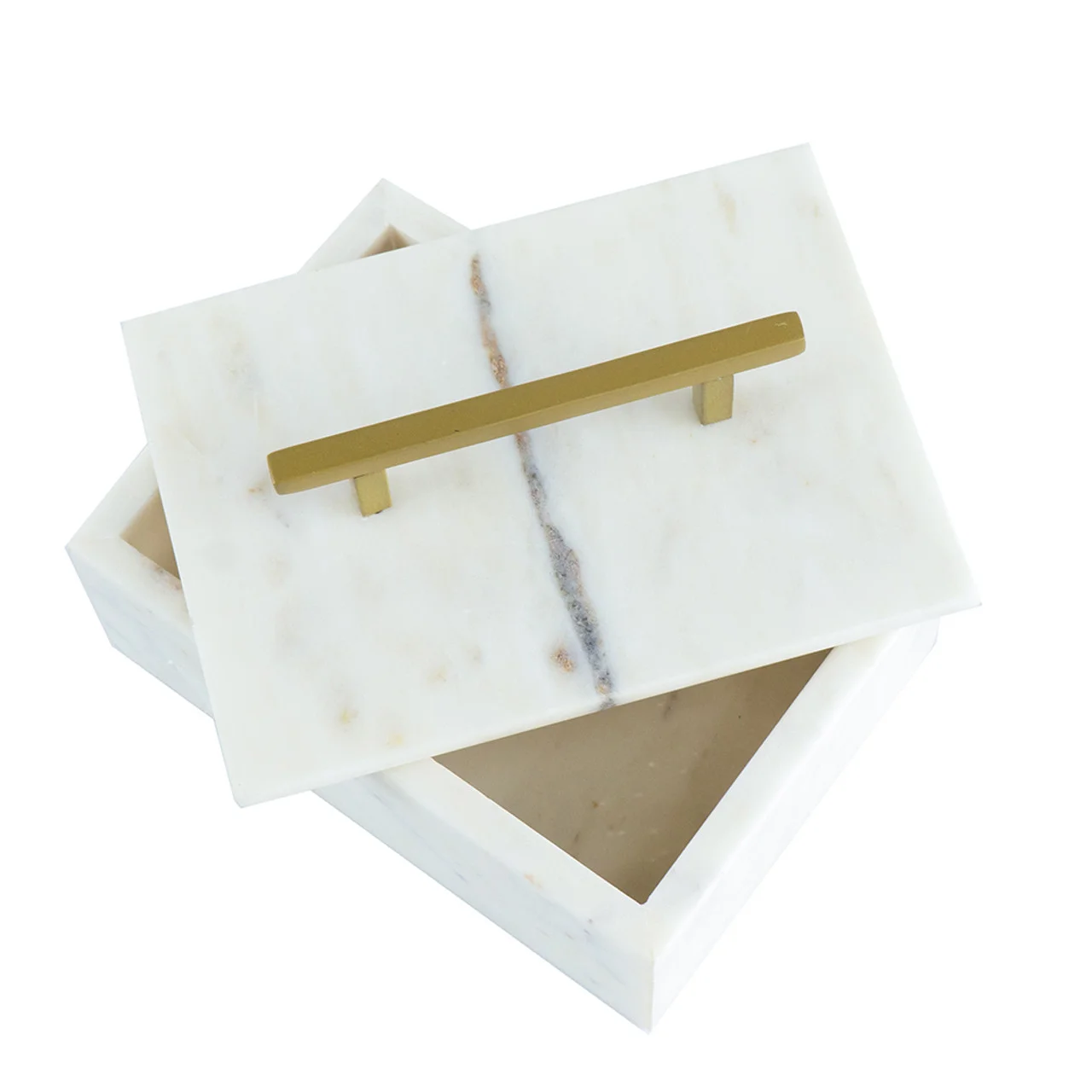 High On Demand Marble Decorative Jewelry Storage Box For Storage Rings ...