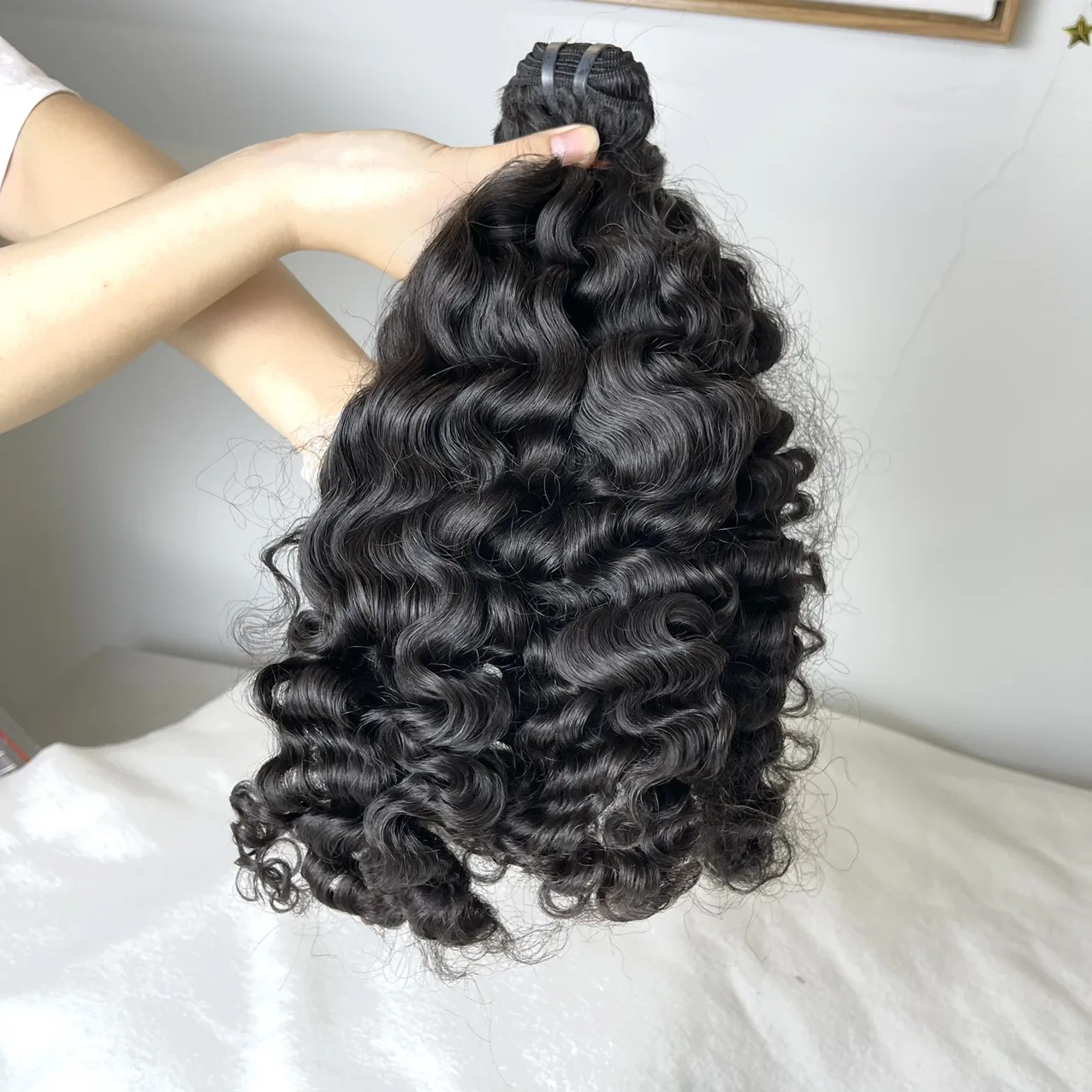 Top Selling Double Drawn Quality 100% Human Hair Weft
