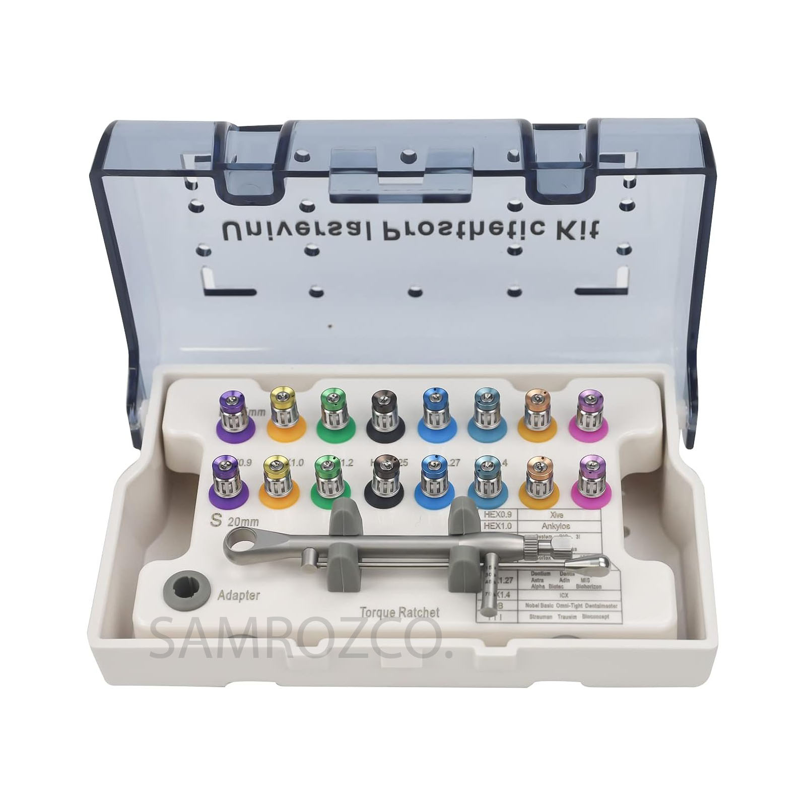 Dental Implant Universal Prosthetic Kit - Torque 10-70NCM