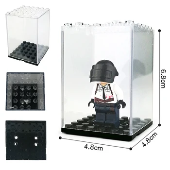 Plastic Display Case For Minifigure Action Figures Blocks Anime Figure ...