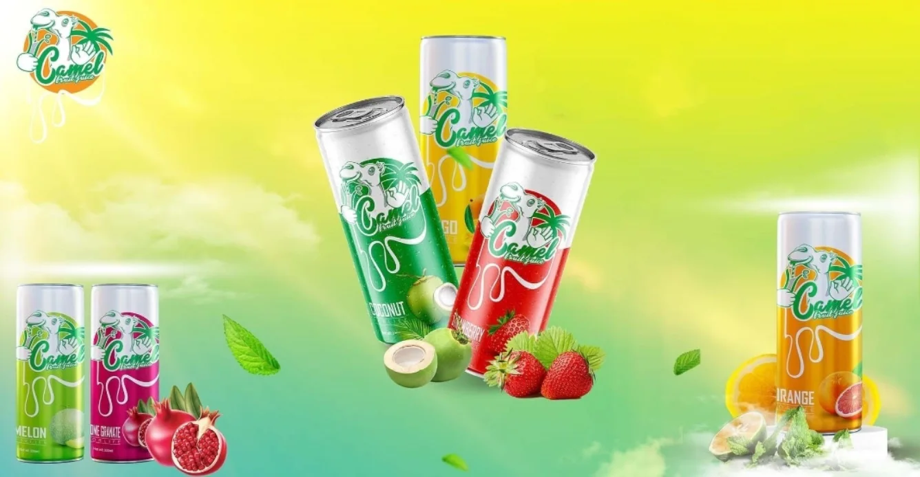 Camel Mango Juice - 330ml Soft Drink with Halal Certification