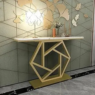 2 Tier Black Color Entryway Console Table Metal Frame & Tempered Glass ...