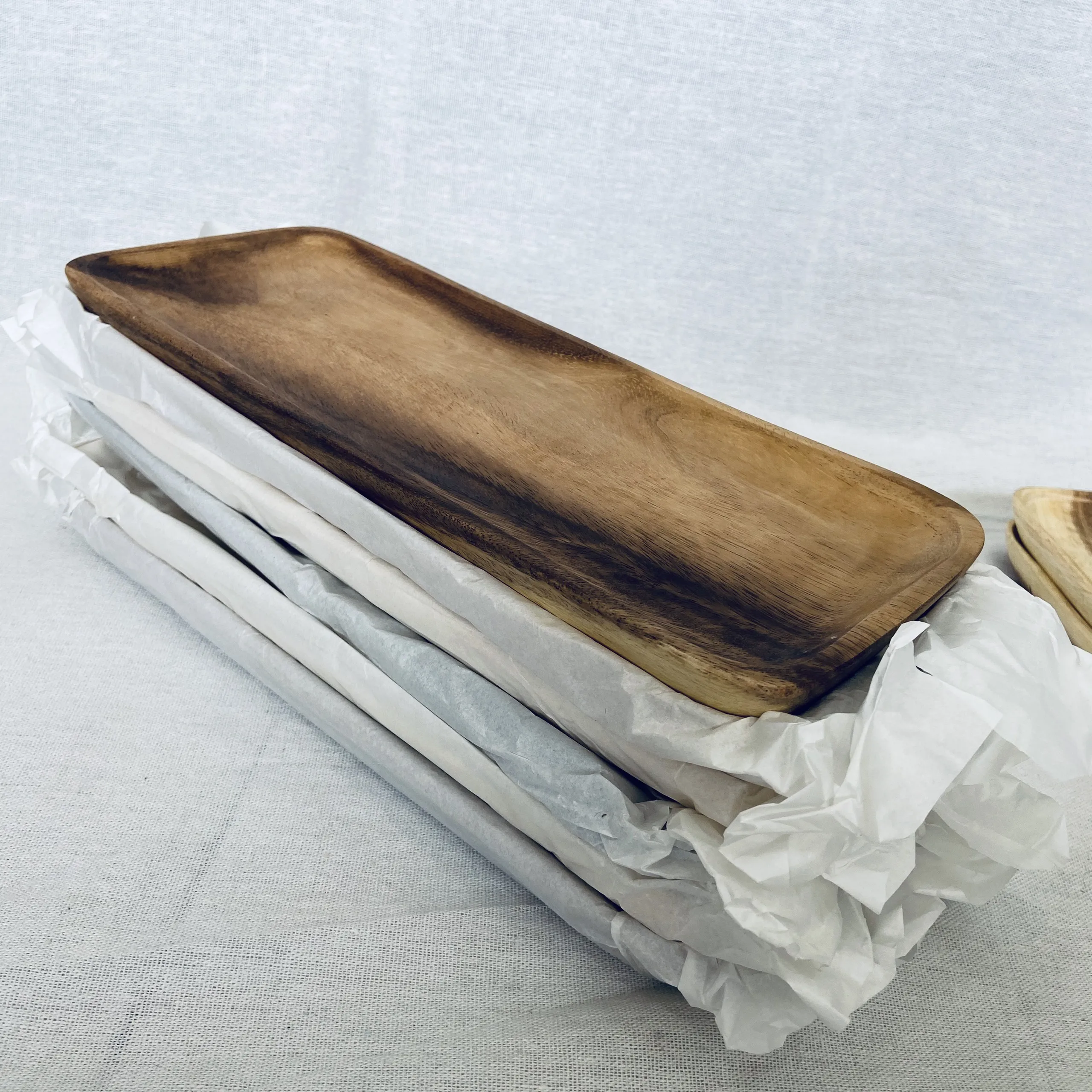 Saman Kitchenware Plate Bowl Wooden Saman Unique Product Set Plate Wood ...