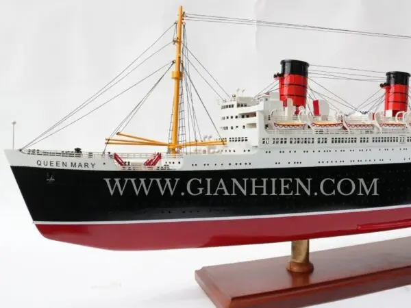 Cruise Ship Model Rms Queen Mary- High Quality Wood Ship Model ...