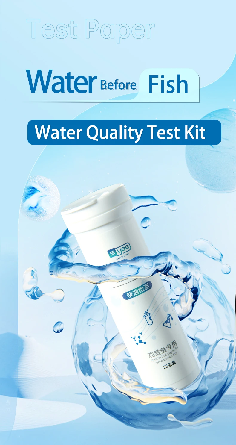 YEE 7 in 1 Aquarium Water Test Strips - Accurate & Sustainable