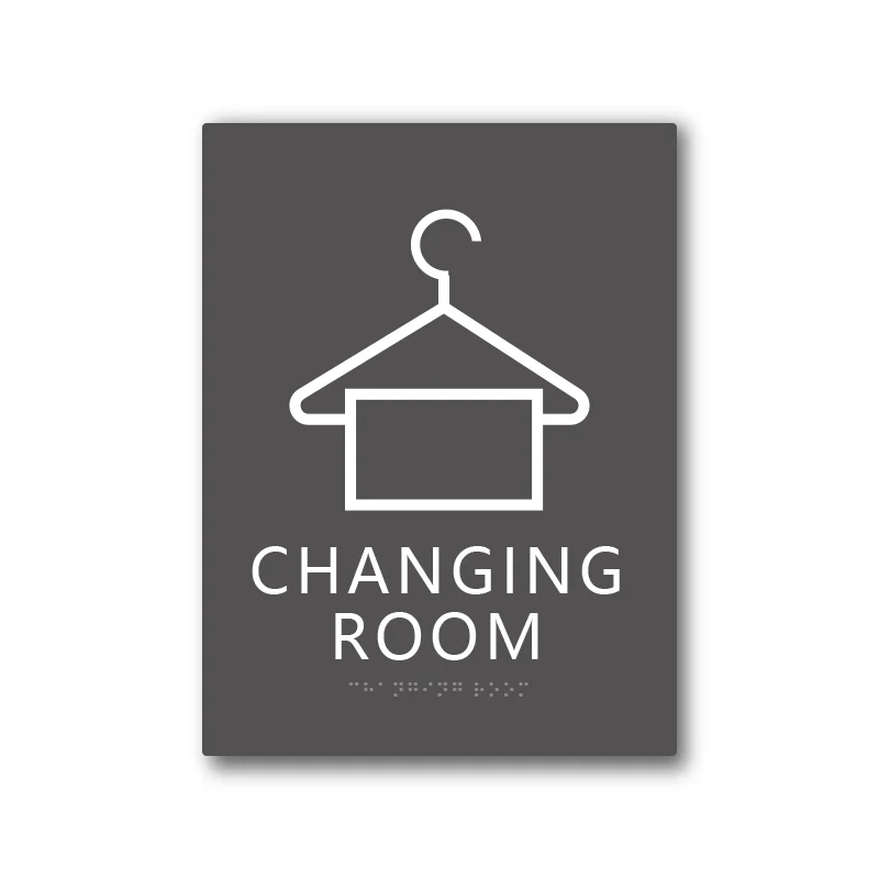 Braille signage for School locker rooms ADA compliant Braille signs for ...