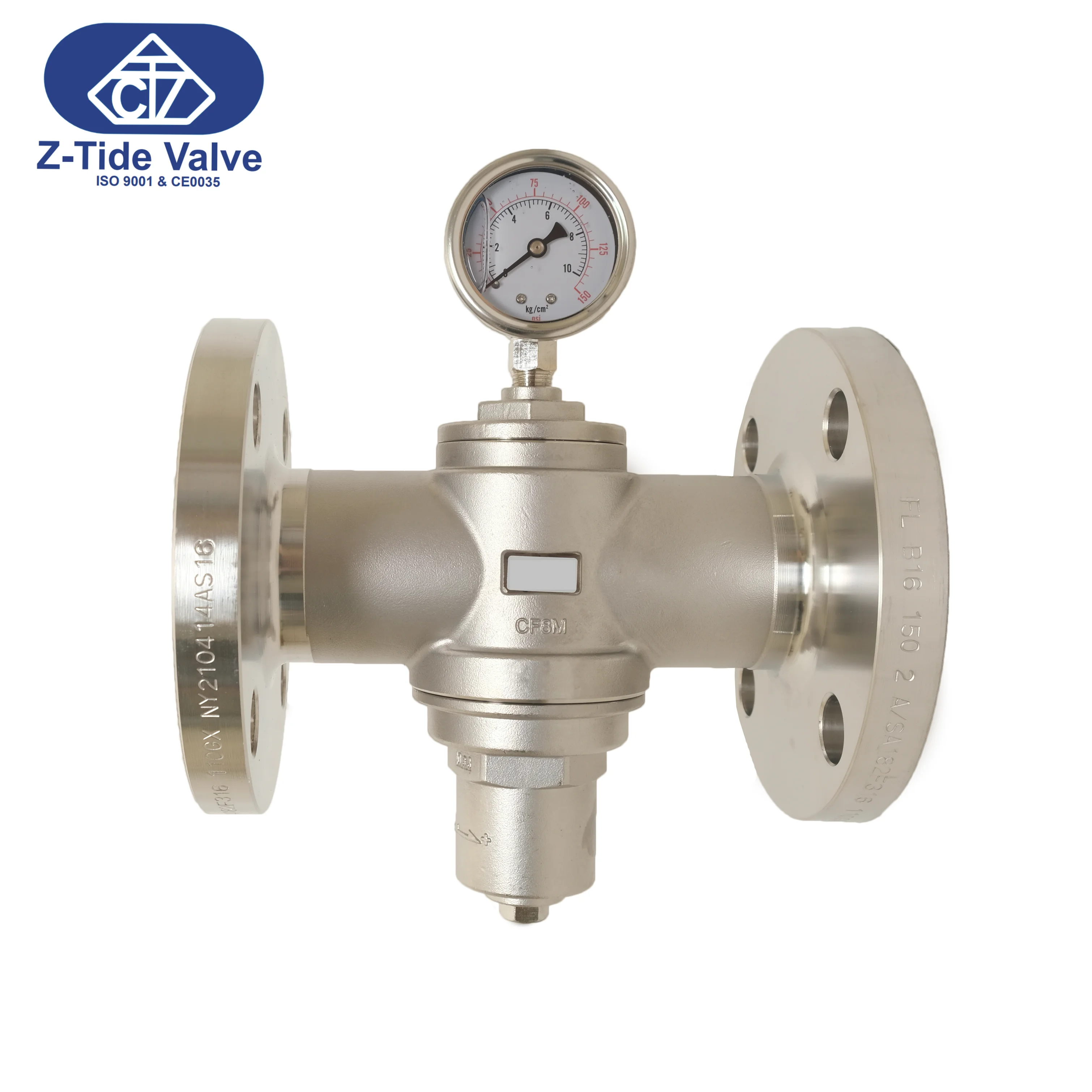 Stainless Steel 316 Direct Acting Pressure Relief Regulator Valve 1/2 ...