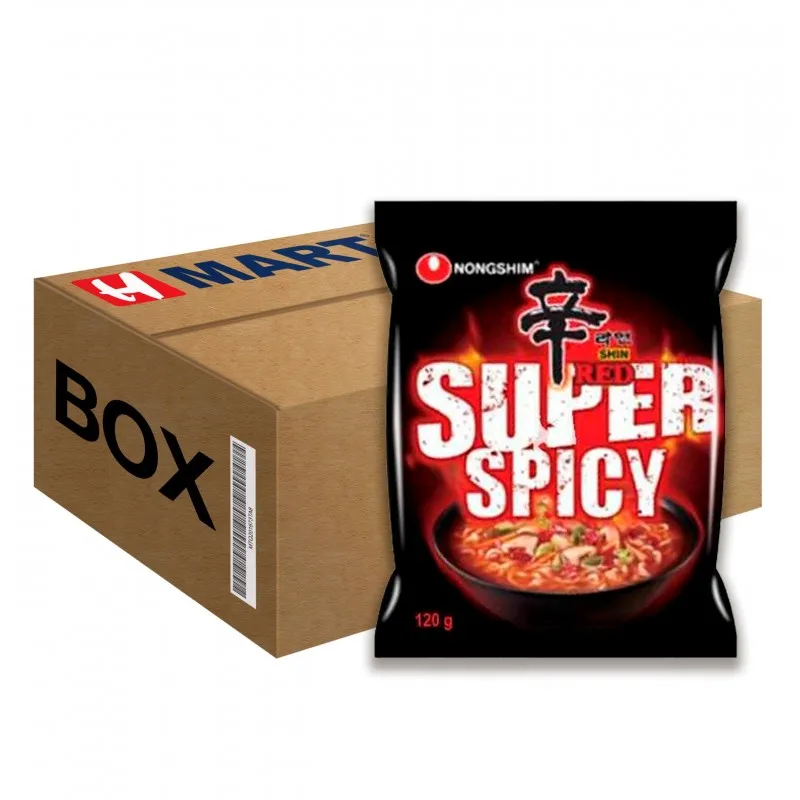 Nongshim Shin Ramyun Red Super Spicy (120 Gr)ramen Instant Noodles ...