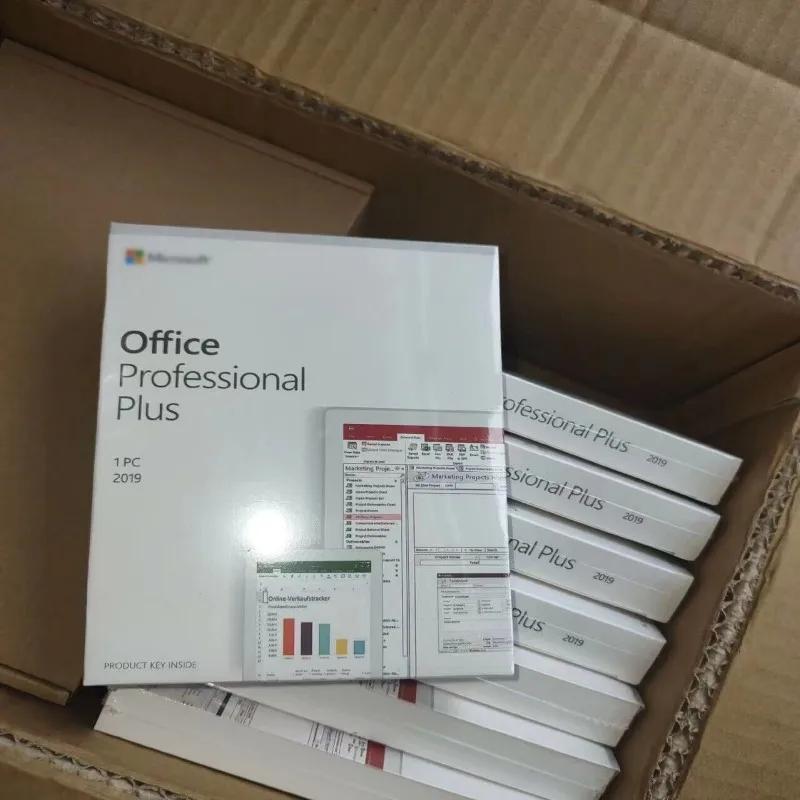 Genuine Office 2019 Professional Plus Dvd Full Package 12 Month ...