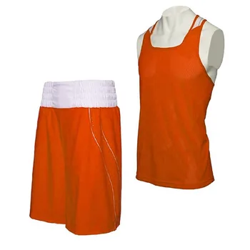 Boxing Vest And Short Kit Boxing Uniform 100% Polyester Uniforms Unisex ...