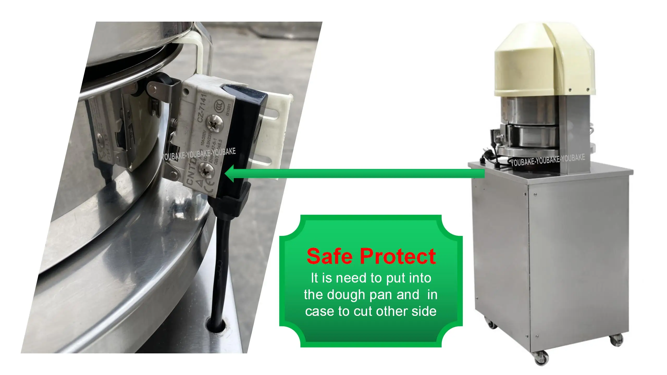 36 PCS Commercial Fully Automatic Electric Bread Dough Divider Machine ...