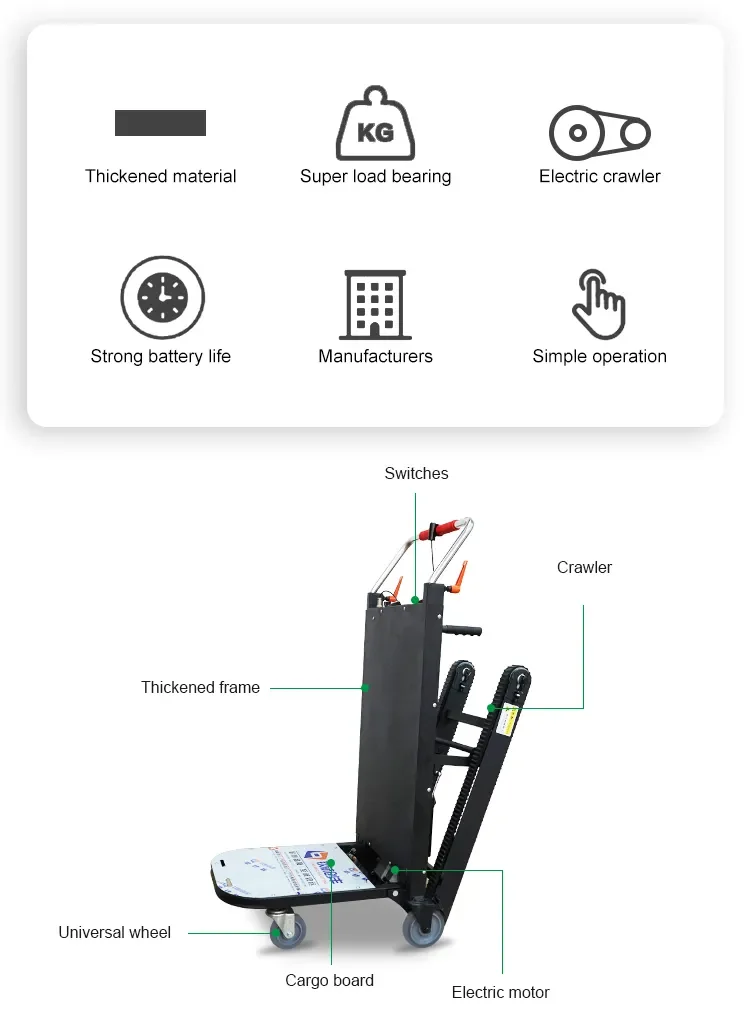 High Power Stair Climber Machine - Efficient Cargo Transport