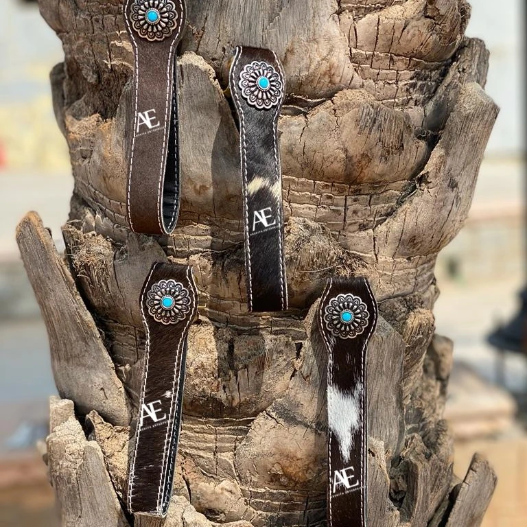 New Real Handmade Cowhide Fur Leather Cute Charming Wristlet Shape ...