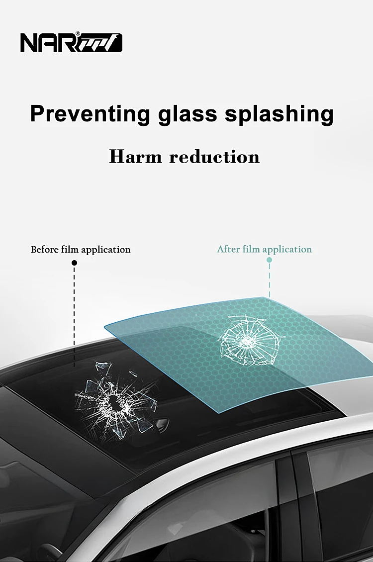 Narppf Self Adhesive Low-e Window Film Car Window Smart Tint Film Light ...