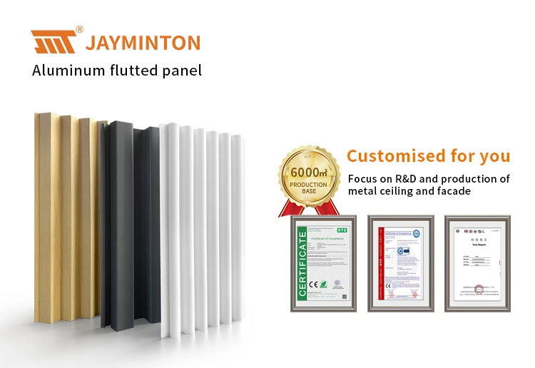 Outdoor Exterior Metal Wall Panel Cladding Boards UV Resistant