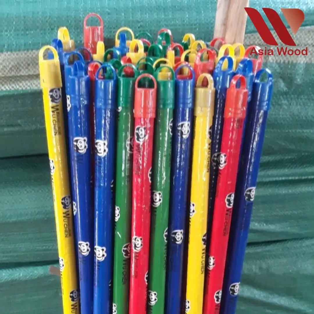 Housekeeping Materials And Equipment Wooden Broom Stick/ Mop Stick ...