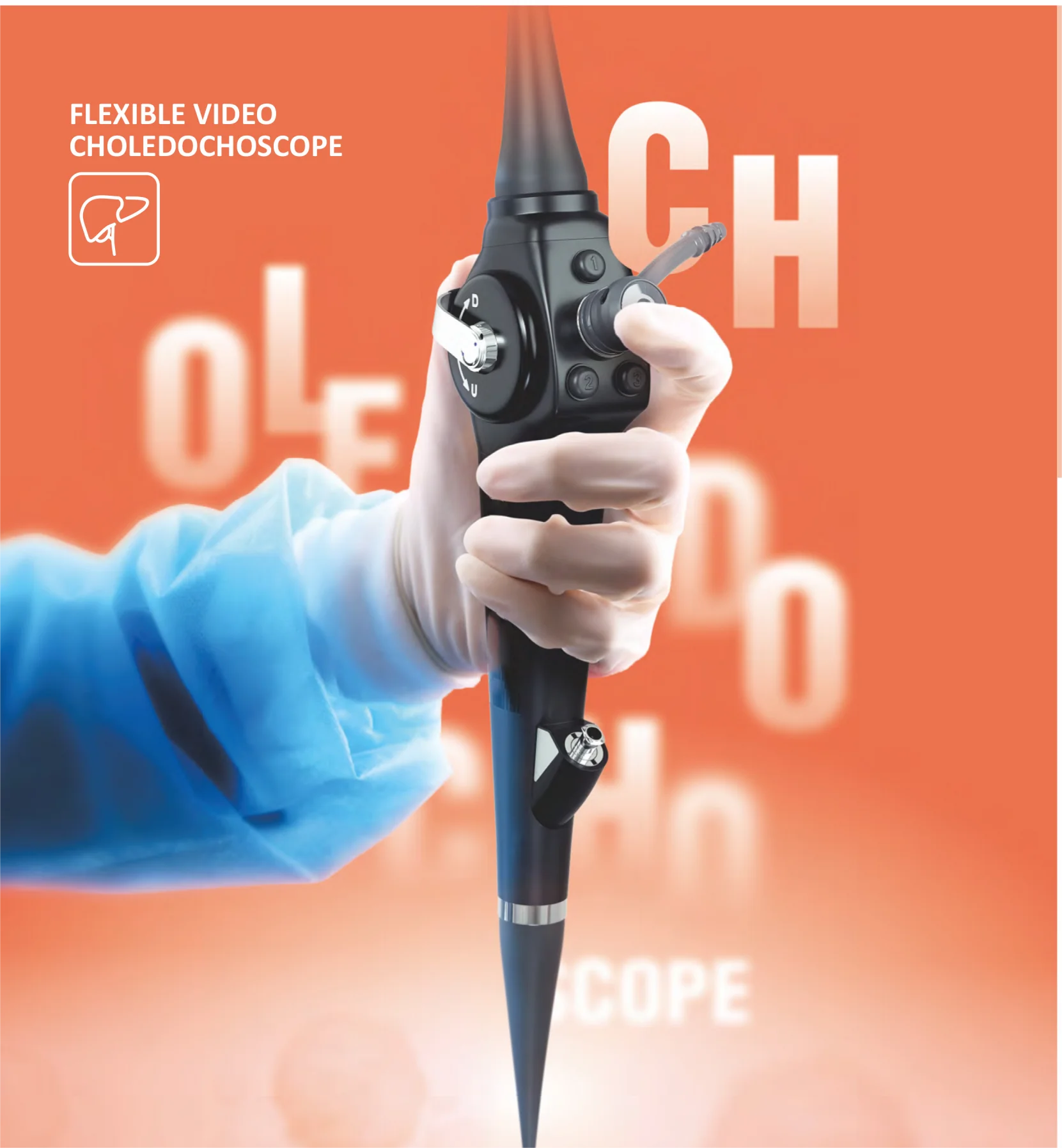 Flexible Video Choledochoscope for PTCS Surgery & Diagnosis