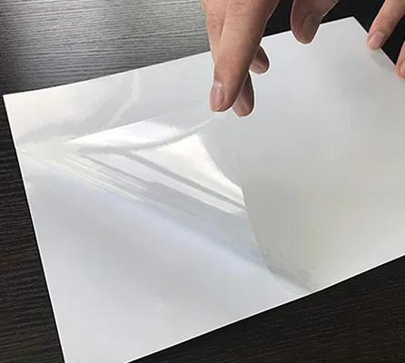 Gloss Pearl White Label Self Adhesive Paper Pp Polyethylene Stock A4 Pp ...