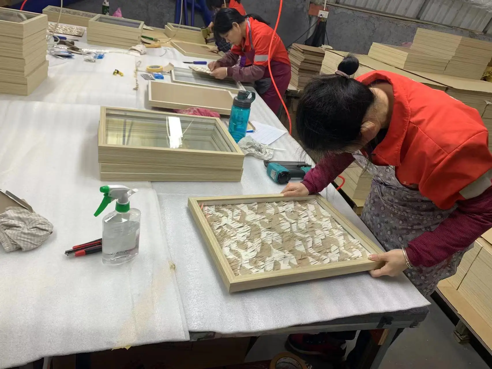 Rustic Abstract 3d Paper Sculpture Home Decoration Wall Art Rice Paper ...