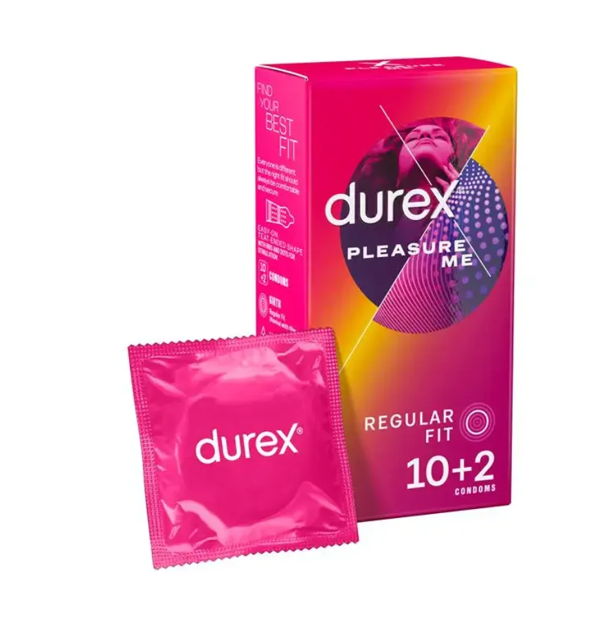 Durex Pleasure Me Condoms Ribbed And Dotted For Extra Stimulation Box Of 3 Buy Durex Condoms