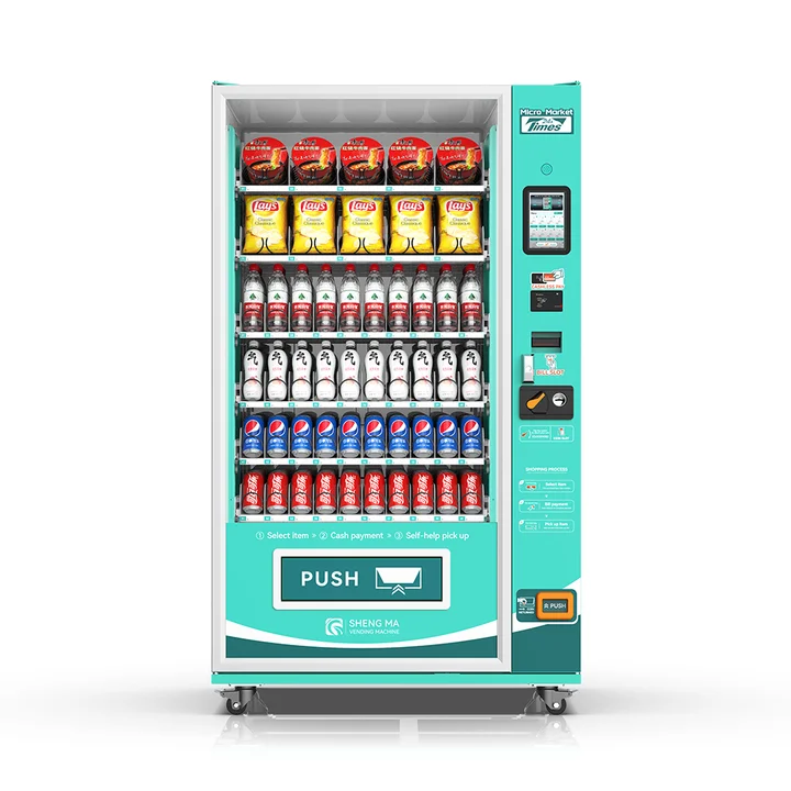 Vending Machine Snacks And Drinks & Combo Vending Machine - Buy Vending ...