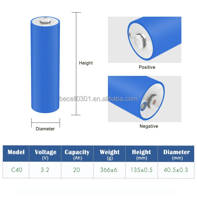 3.2V 20ah High Rate Lithium Battery - Ideal for Solar Storage